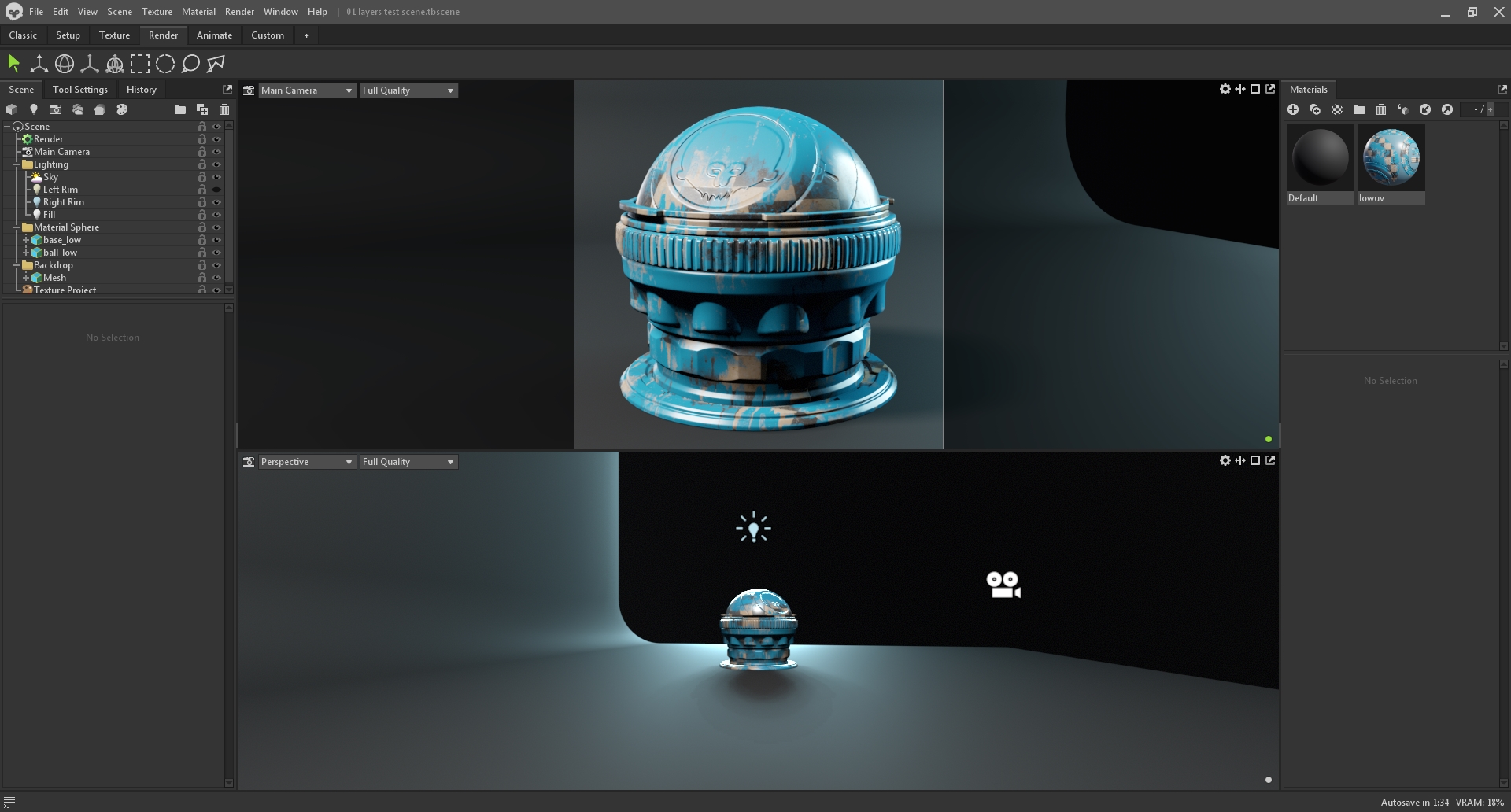 Workspaces - Marmoset Toolbag Documentation