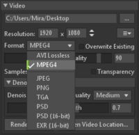 Image/Video Formats - Marmoset Toolbag Documentation