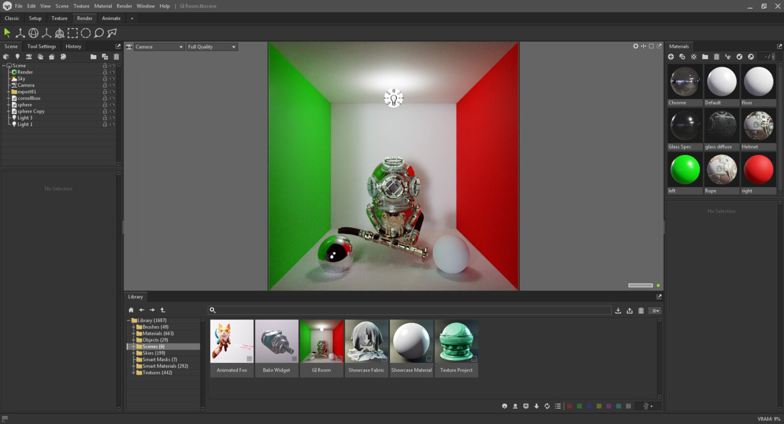 Scenes - Marmoset Toolbag Documentation