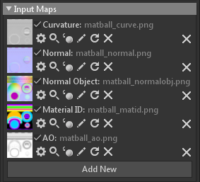 Input Maps - Marmoset Toolbag Documentation