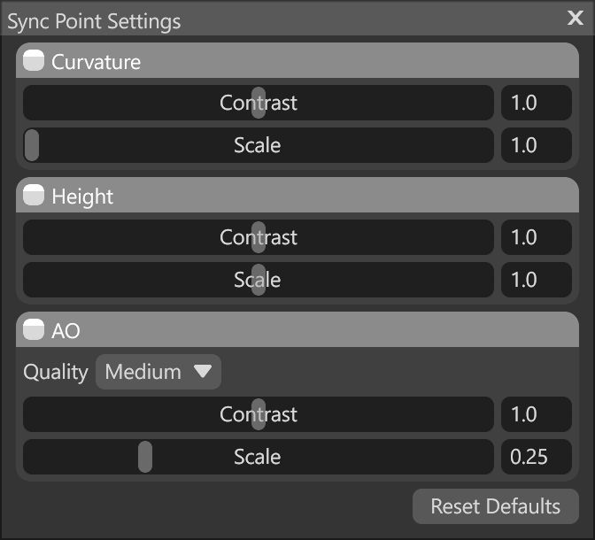 Sync Points - Marmoset Toolbag Documentation